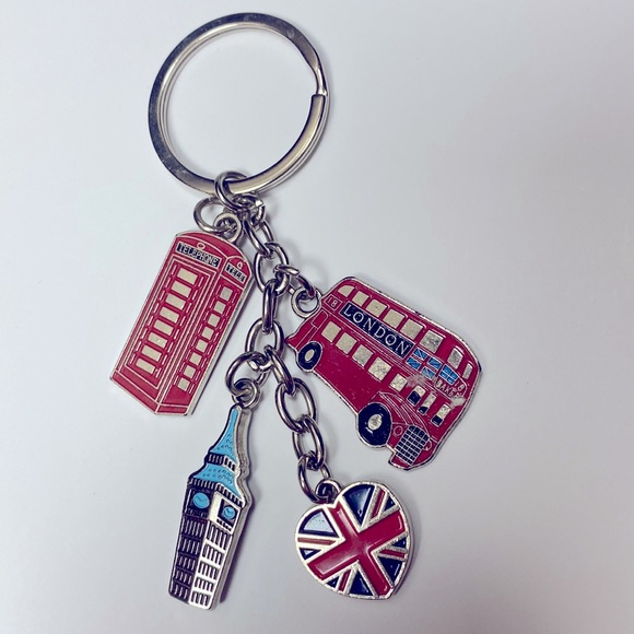 London England | Accessories | Key Chain London England Dangle Charms ...